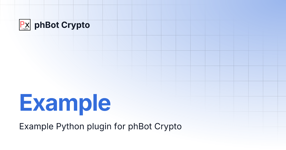 Example PhBot Crypto
